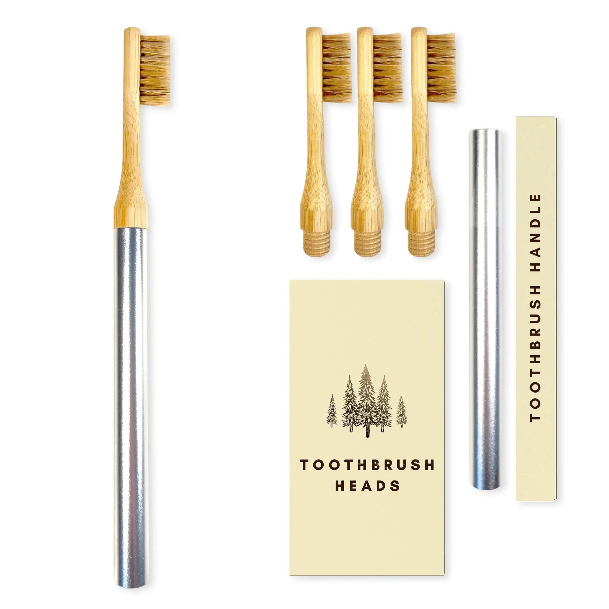 Boars Hair Toothbrush Kit