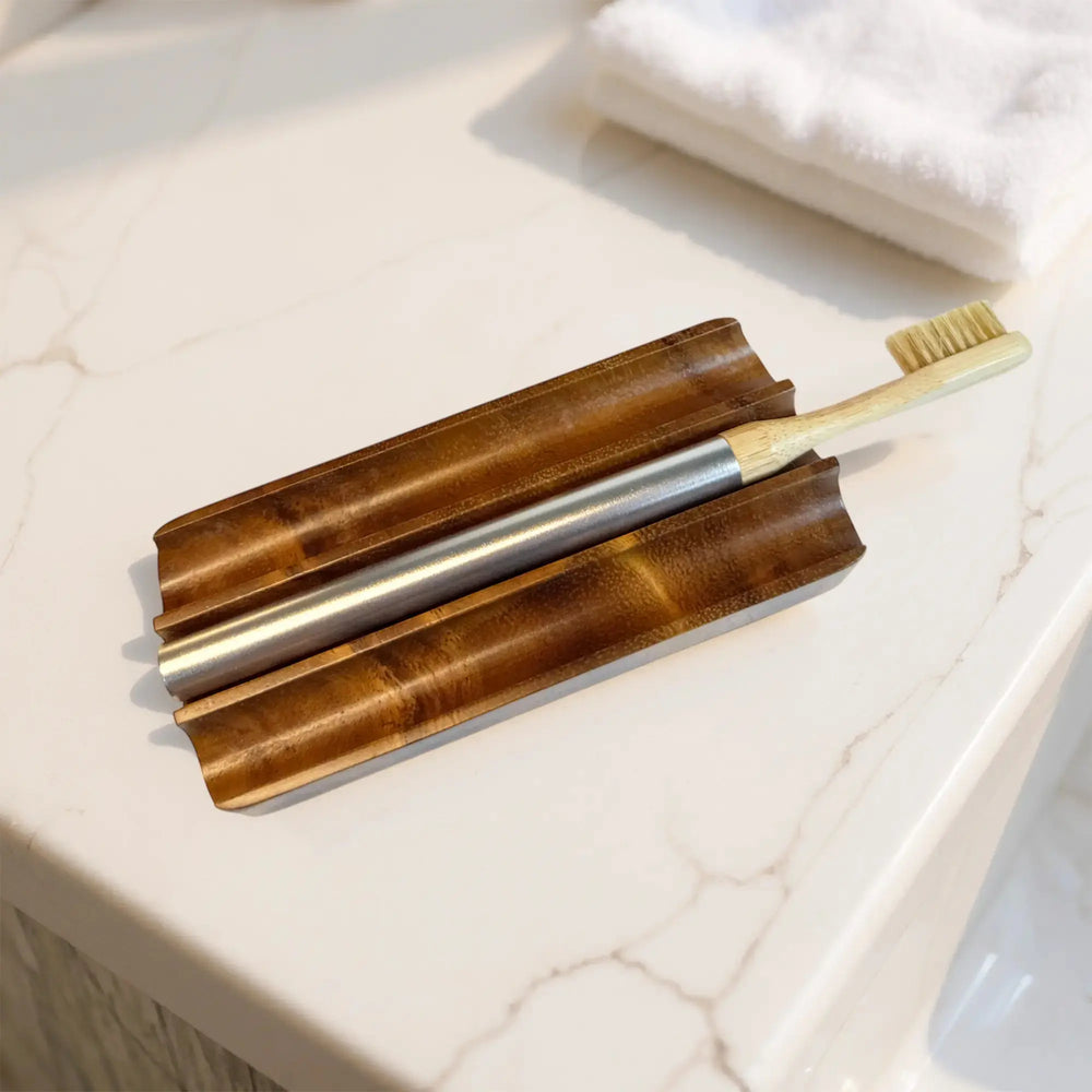 Boars Hair Toothbrush Kit
